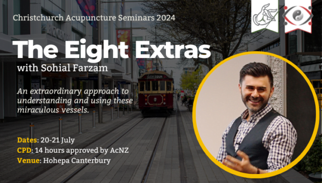 The Eight Extraordinary vessels with Sohial Farzam- Christchurch July ...